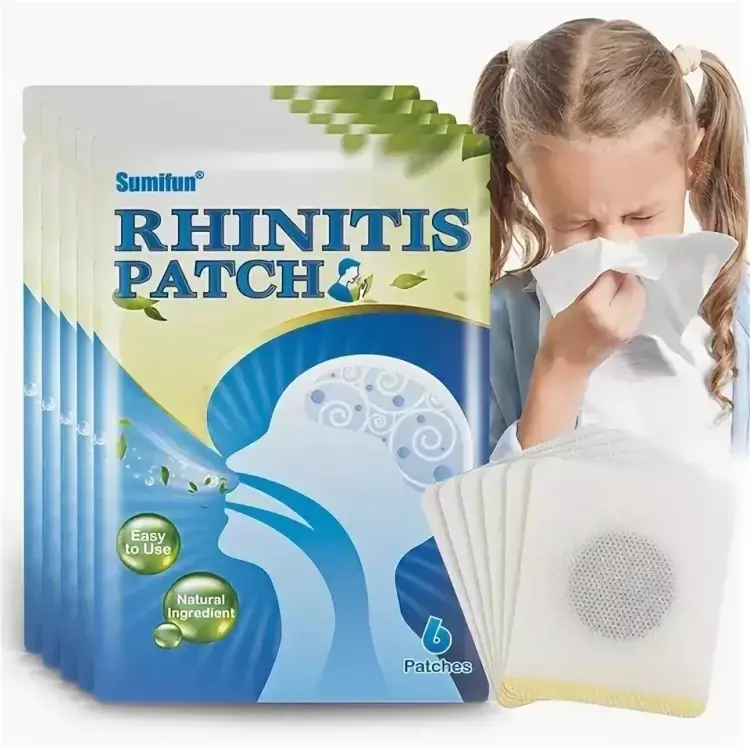 Ринитис (Rhinitis Patch Sumifun) пластырь от ринита и синусита, 6 шт ...